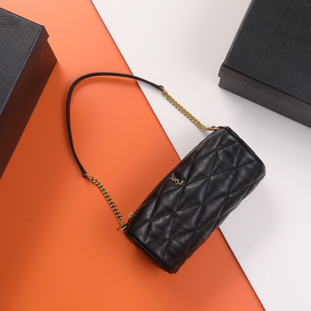 φθηνα YSL Yves Saint Laurent New SADE Mini Duffel Bag Black απομιμηση ...